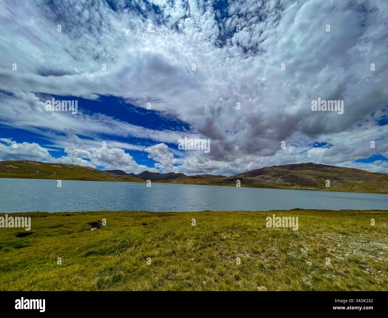 Sheosar Lake: Serene Waters Beneath a Canvas of Clouds in Deosai ...