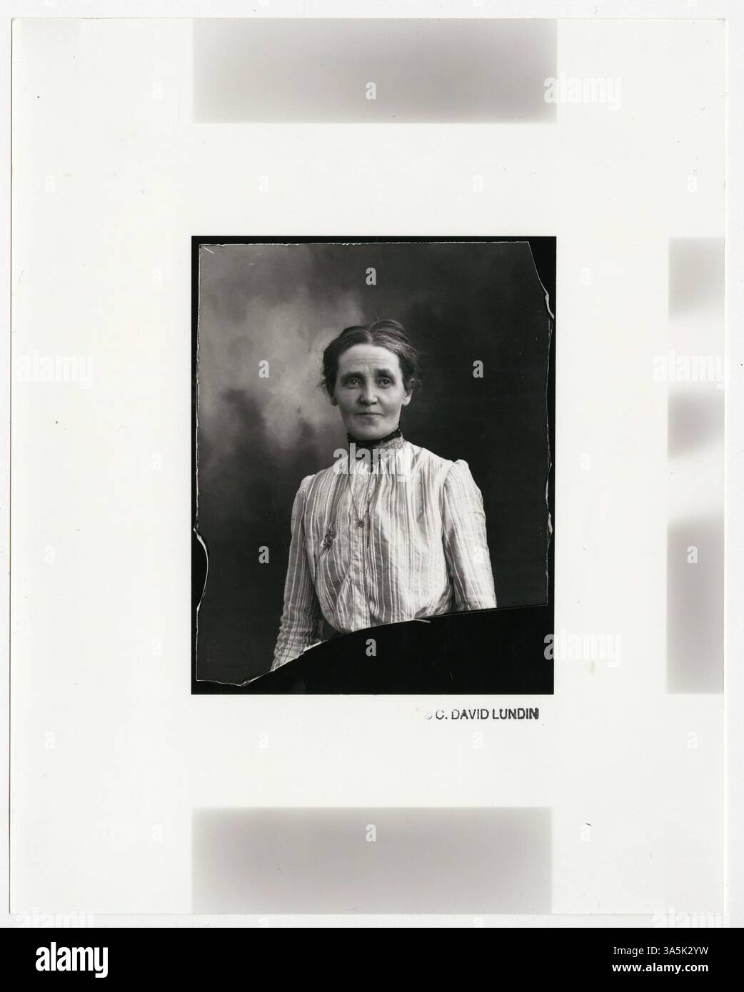 This is a portrait of Caroline Erickson, the wife of Gustaf Erickson ...