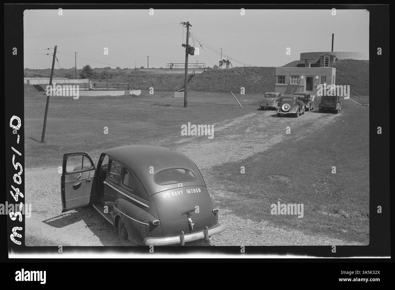 A sewage disposal plant in the city of Harrisburg, Illinois, part of ...