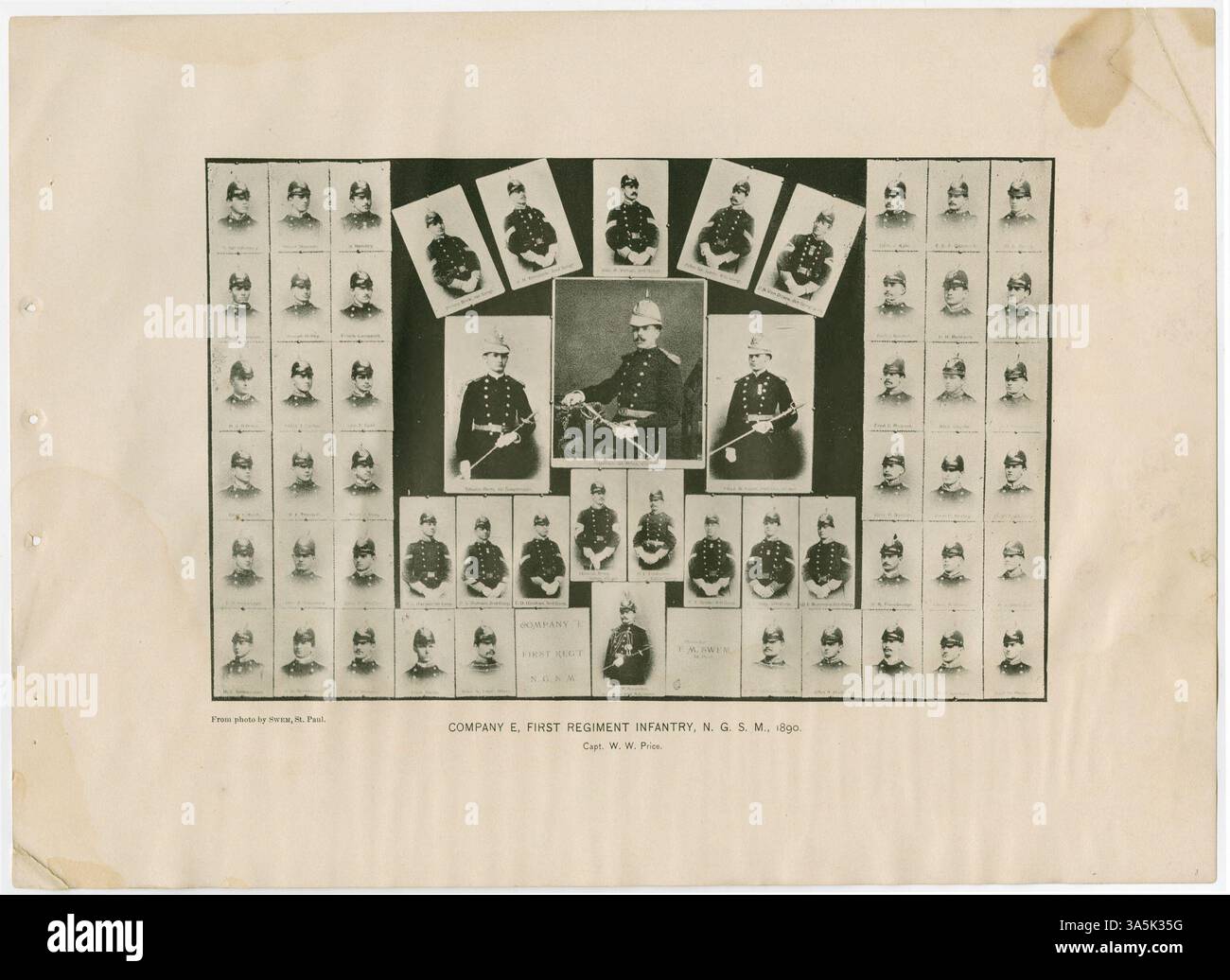 A detailed sketch of the First Regiment Infantry’s history, documenting ...