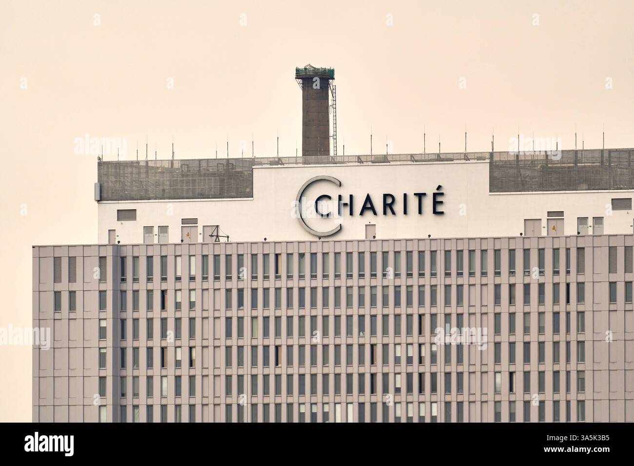 Berlin, Germany - March 23, 2025: The high-rise building of Charite ...