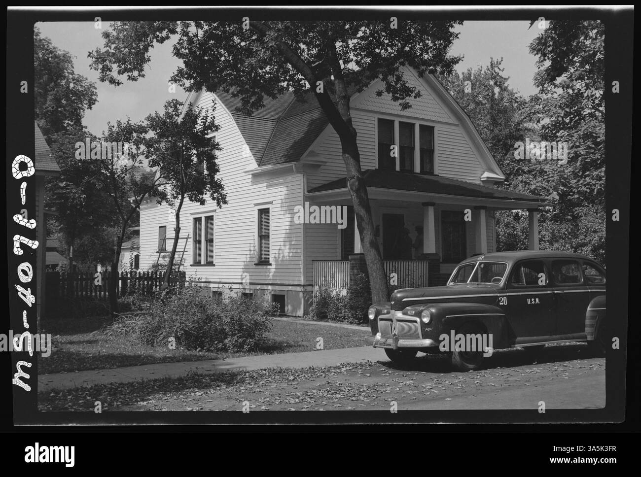 This image shows a privately owned home belonging to a miner in Bay ...