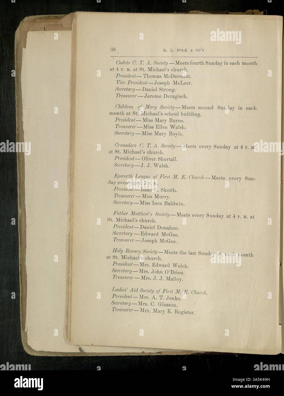 This directory from 1890-91 provides an alphabetical listing of names ...