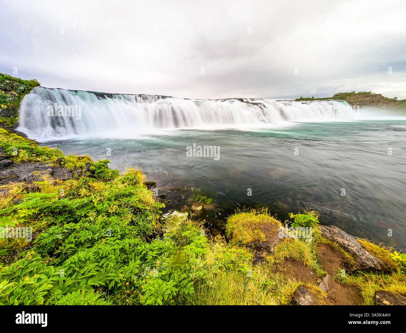 axafoss waterfall also called the Faxi waterfall in south Iceland Stock ...