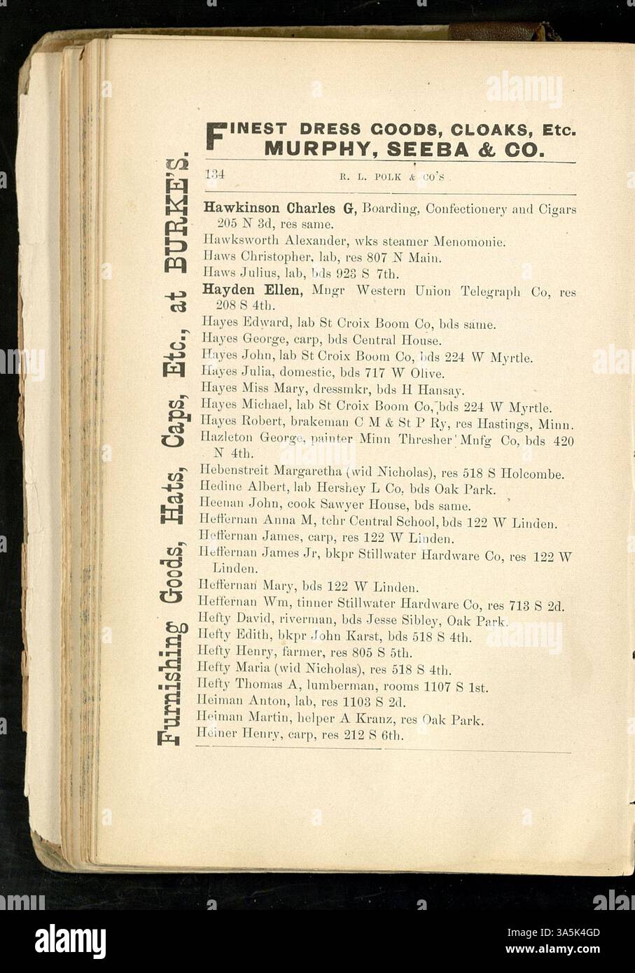 The 1890-91 Stillwater City Directory contains an alphabetical list of ...