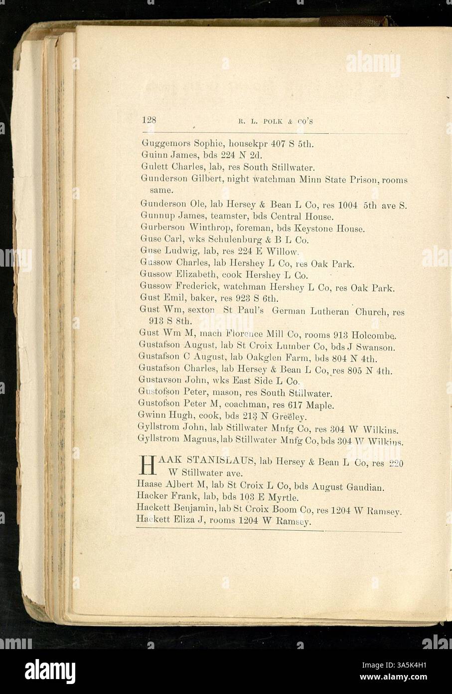 This directory from 1890-91 includes a comprehensive list of residents ...