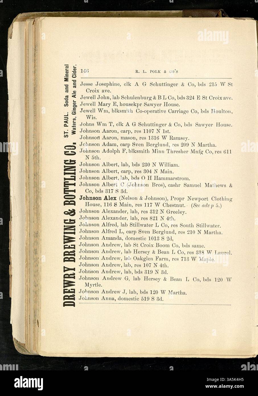 The 1890-91 Stillwater City Directory offers an alphabetical list of ...