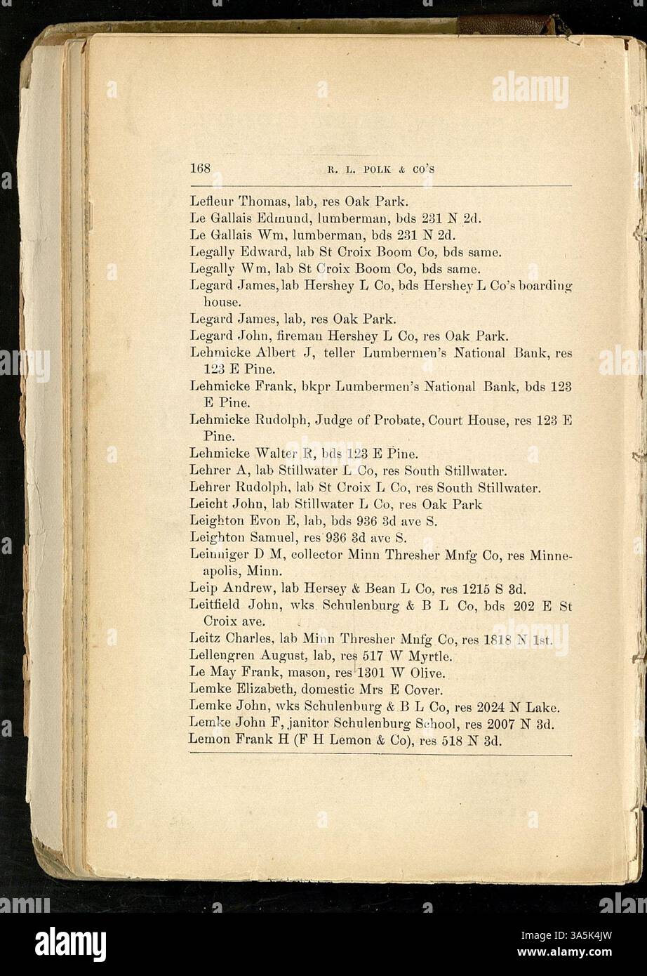 This directory for 1890-91 includes a detailed alphabetical list of ...