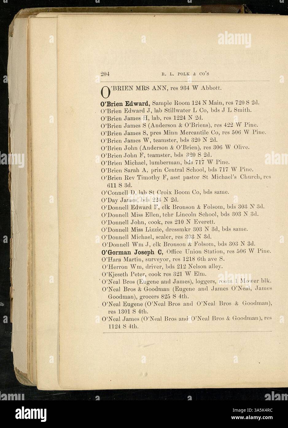 This 1890-91 directory includes an alphabetical list of Stillwater ...
