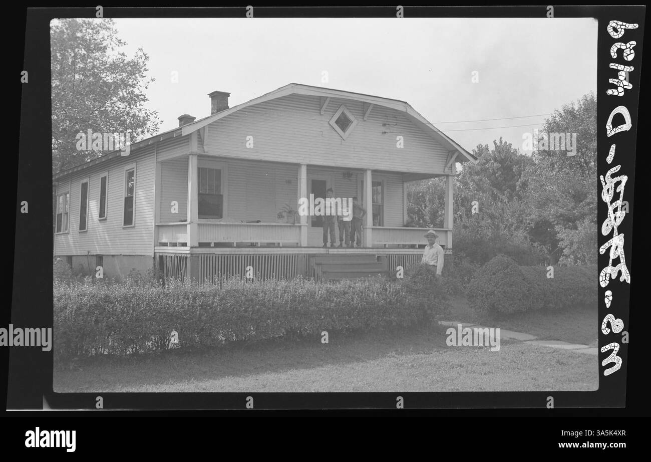A private home belonging to a miner in Benton, Illinois, near the New ...