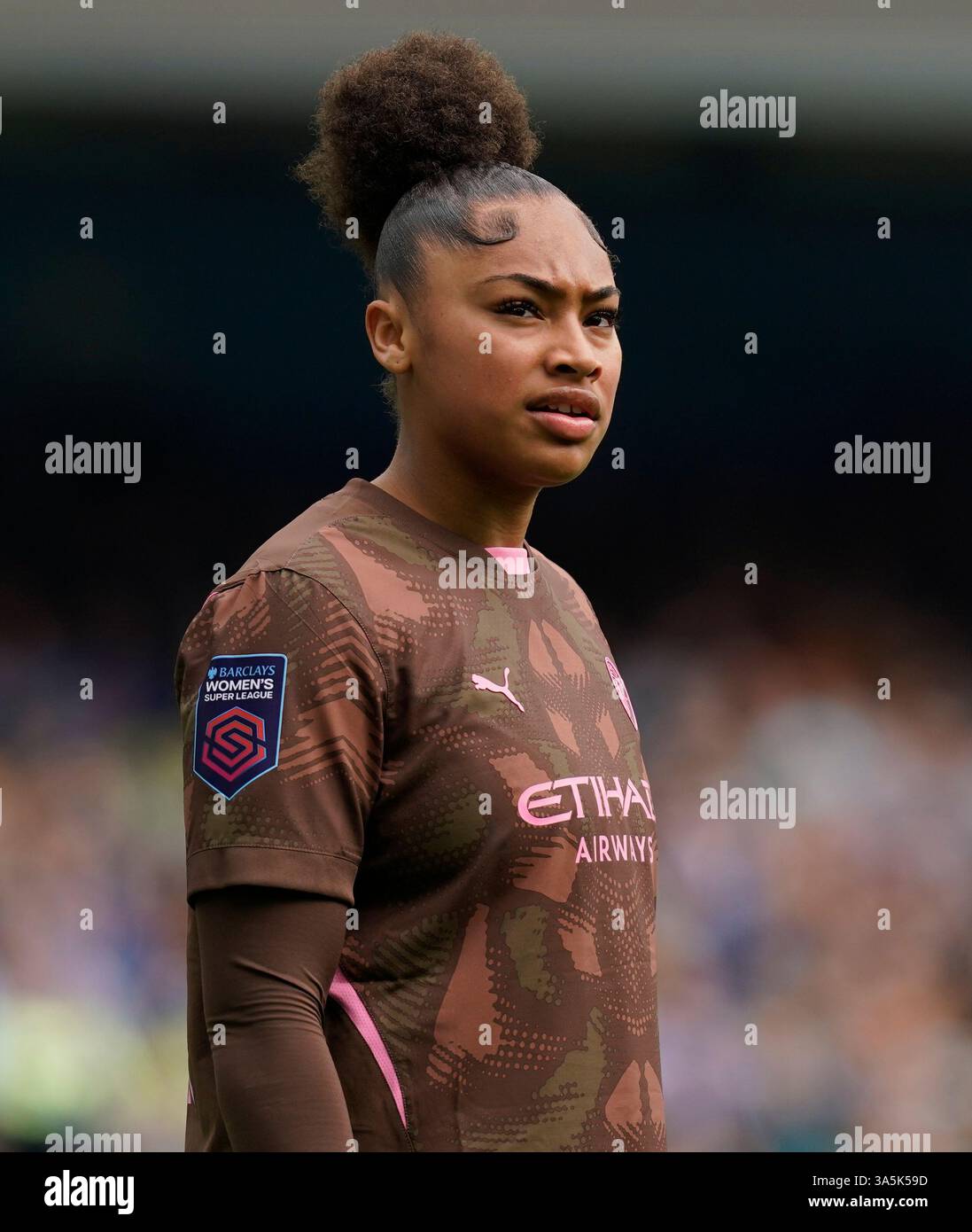 Manchester, UK. 23rd Mar, 2025. Khiara Keating of Manchester City ...