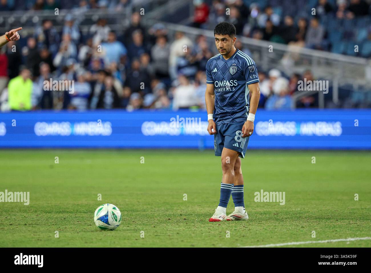 March 22, 2025: Sporting Kansas City midfielder Memo Rodriguez (8 ...