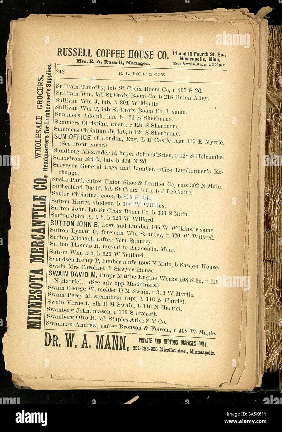 This directory from 1898-99 includes an alphabetical list of names ...