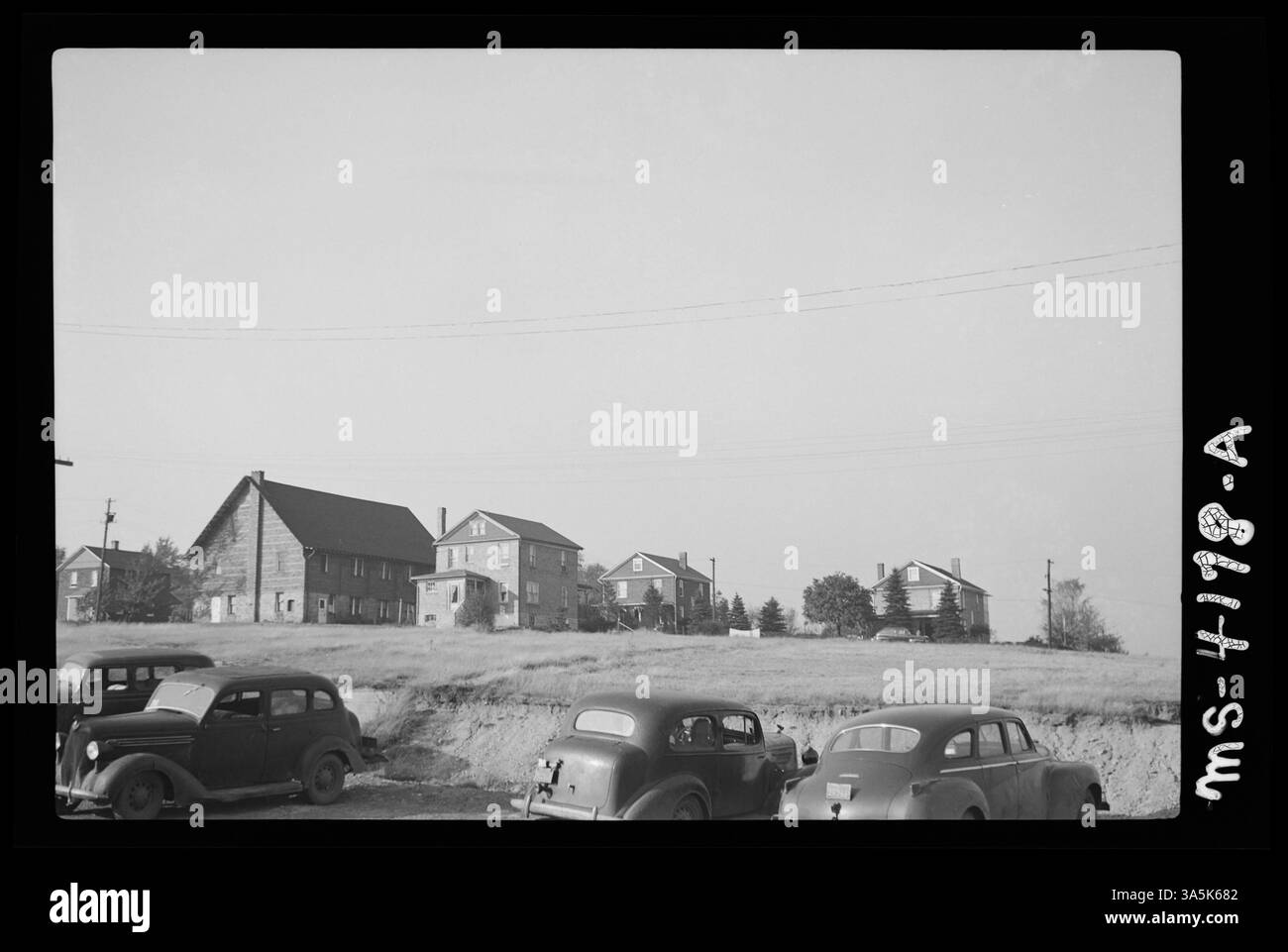 A view of company houses in Revloc, Cambria County, Pennsylvania, built ...