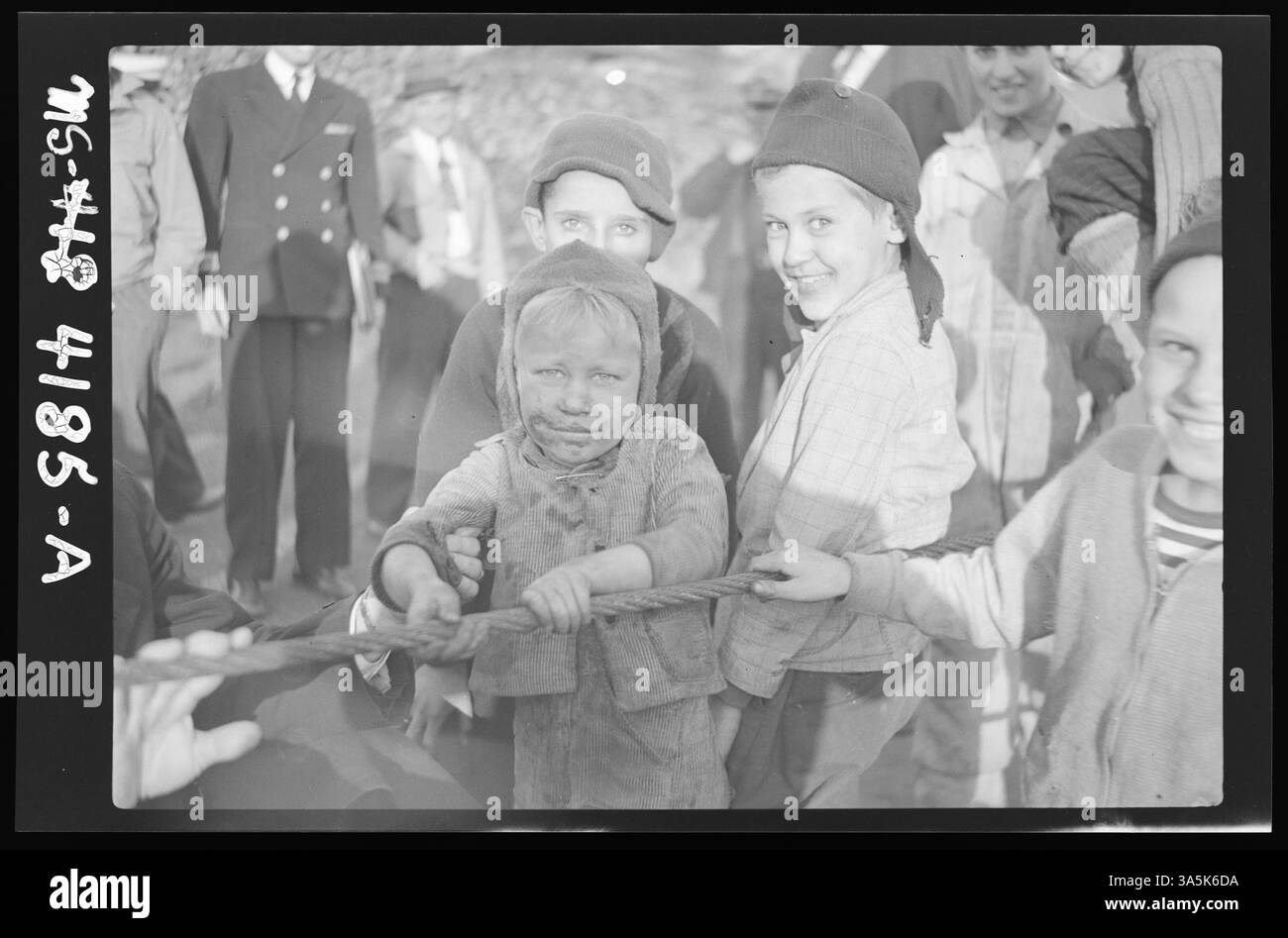 Children of miners at Berwind-White Coal Mining Company's Eureka #37 ...