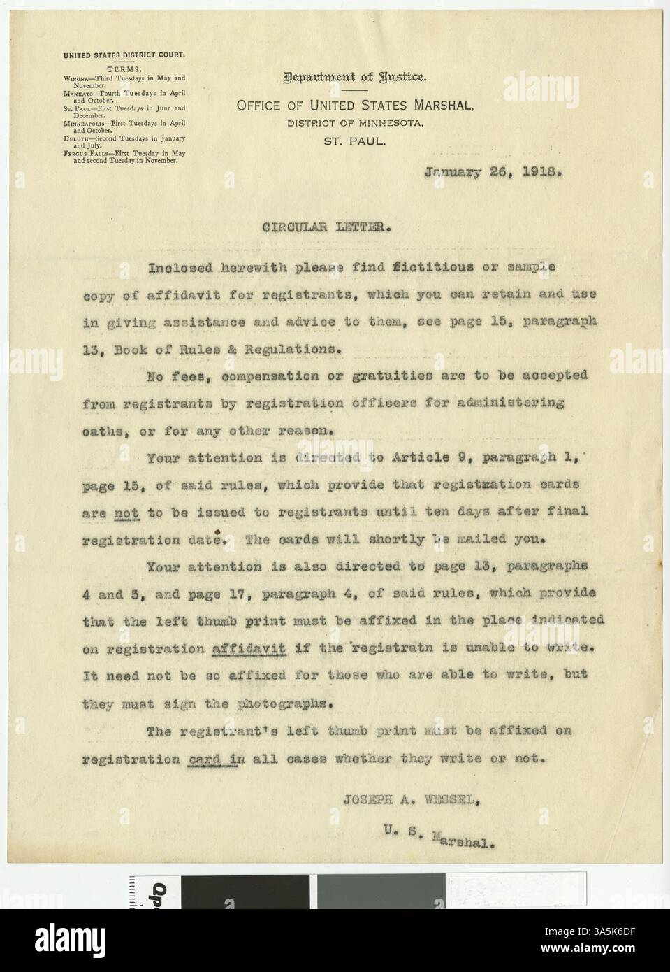 Letter dated january 26 hi-res stock photography and images - Alamy