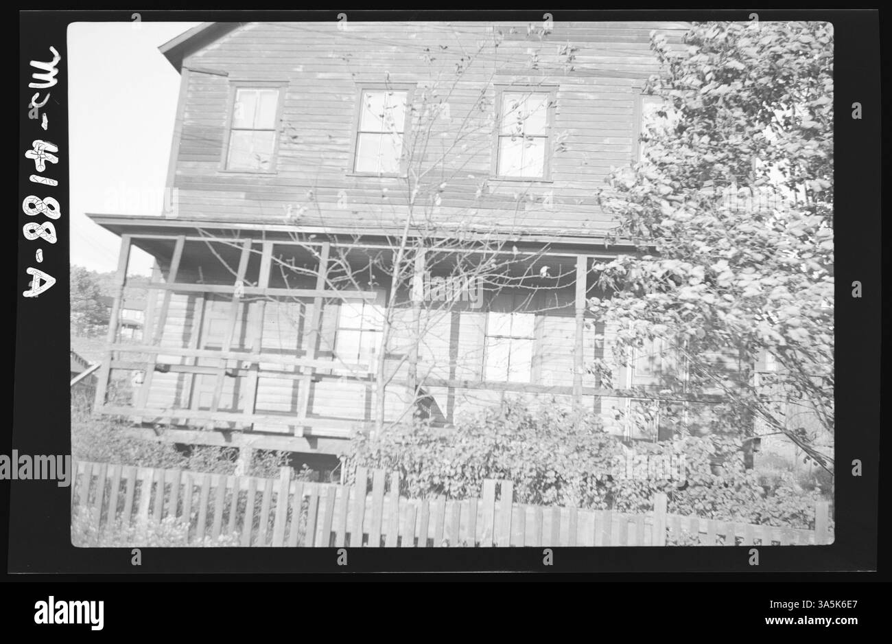 A company-owned duplex house at Berwind-White Coal Mining Company’s ...