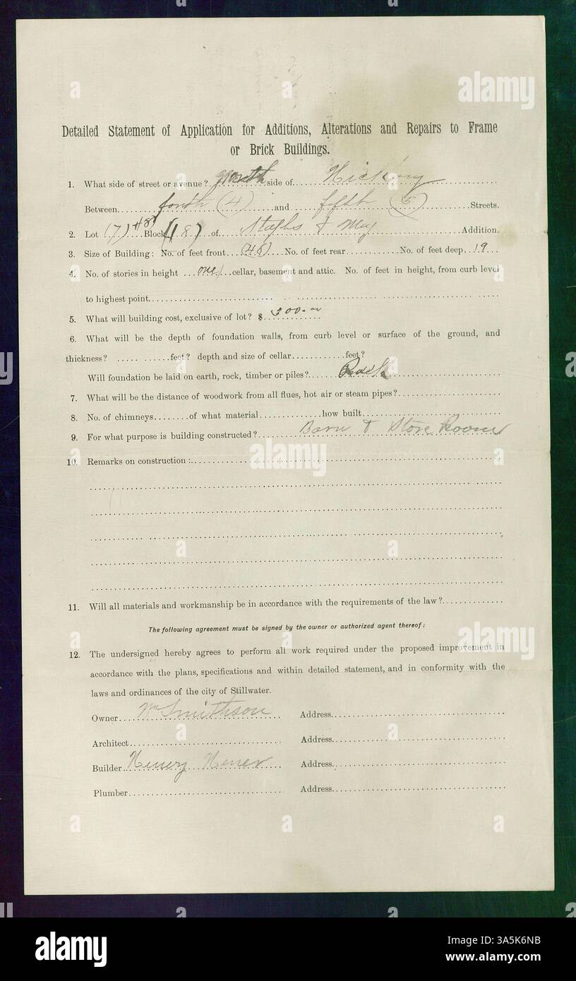 Henry nener permit granted on april 7 hi-res stock photography and ...