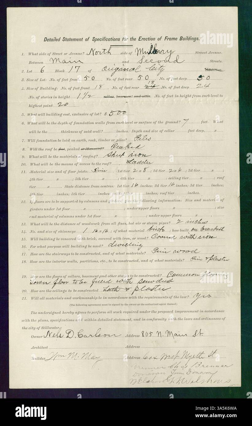 Building permit issued on june 17 hi-res stock photography and images ...