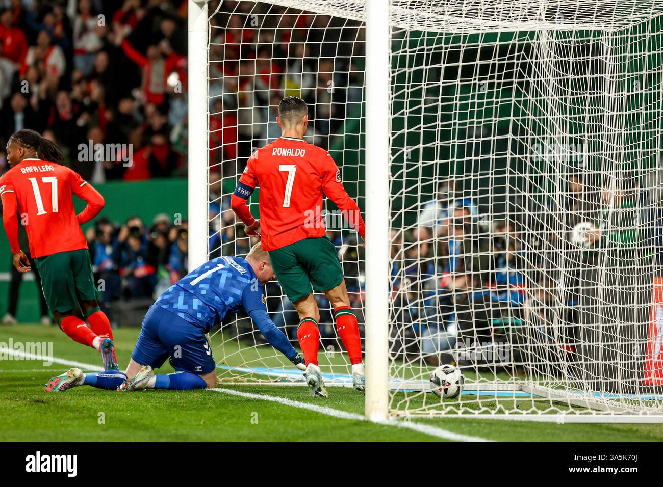 Lisbon, Portugal. 23rd March, 2025. Cristiano Ronaldo forward of ...