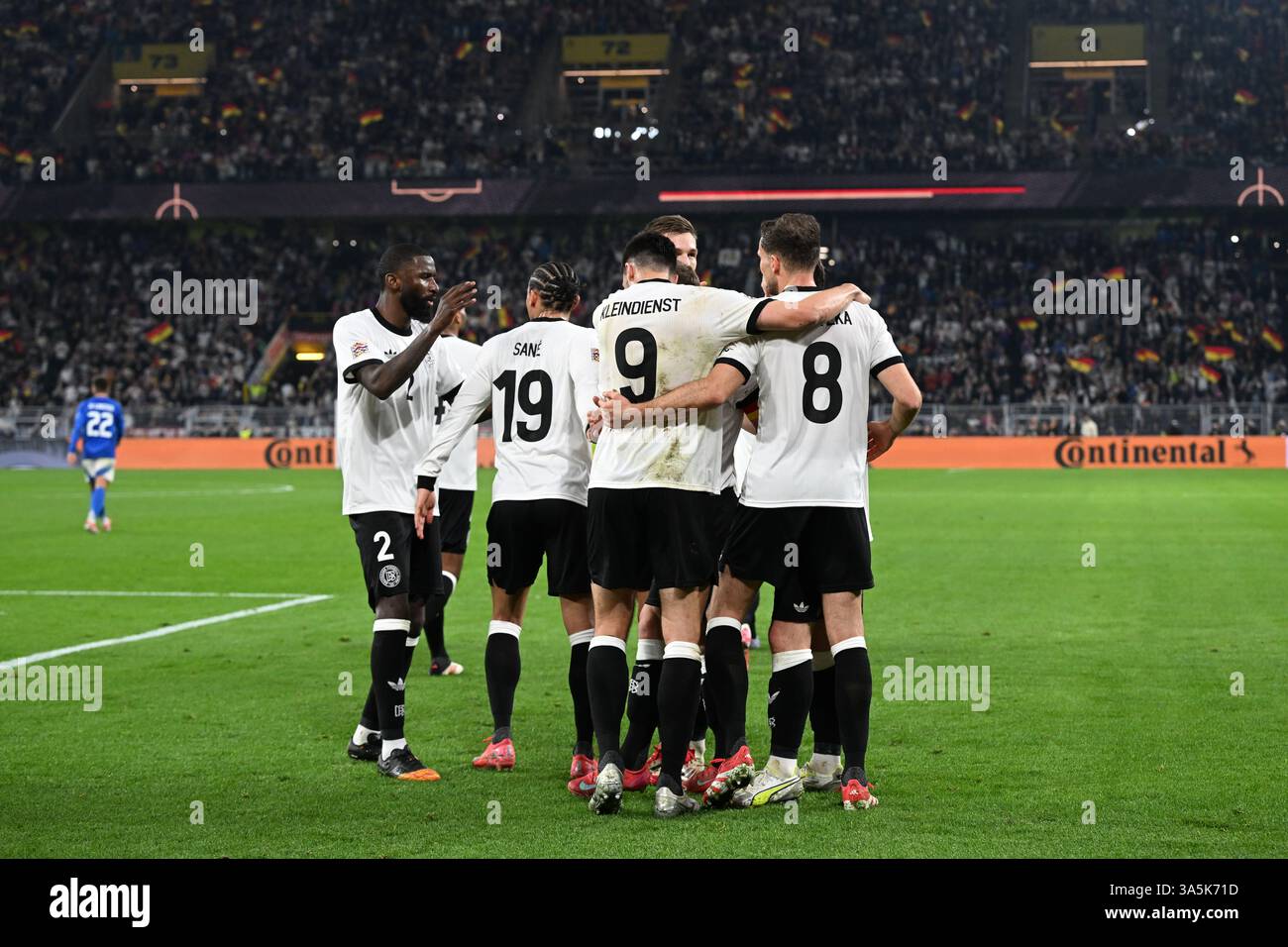 23 March 2025, North Rhine-Westphalia, Dortmund: Soccer: Nations League A, Germany - Italy, play ...