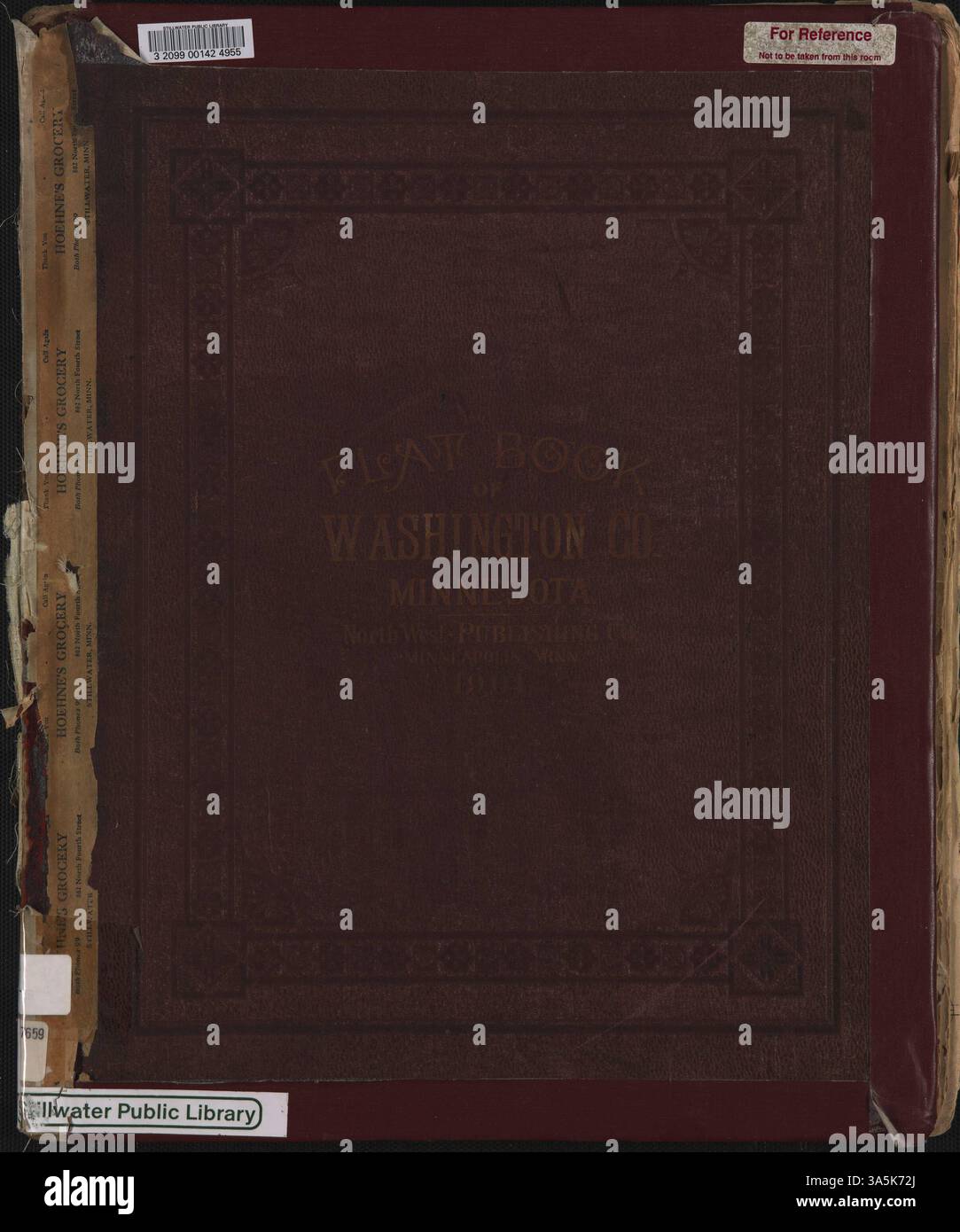 The 1901 plat book of Washington County, Minnesota, includes 52 colored ...