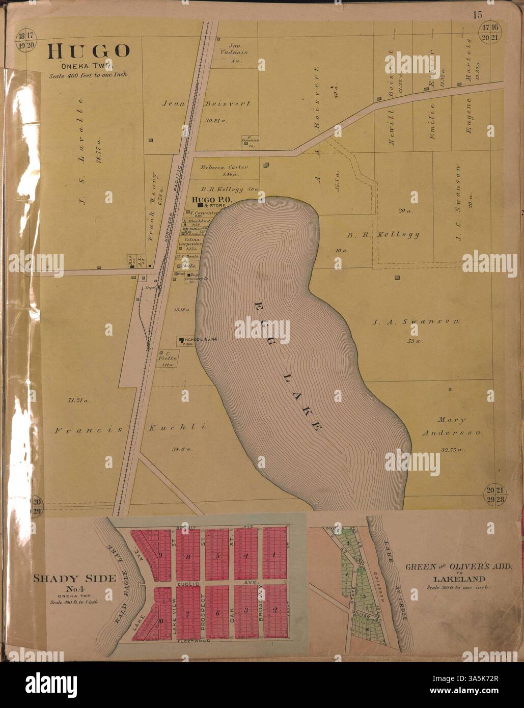 This plat book of Washington County, Minnesota, published in 1901 ...