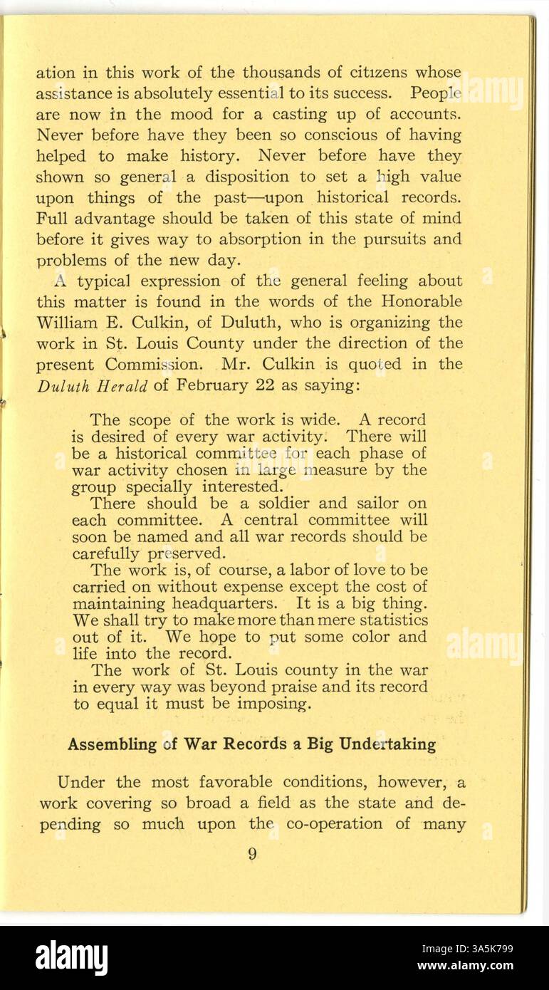 This record outlines additional steps for accurately documenting ...