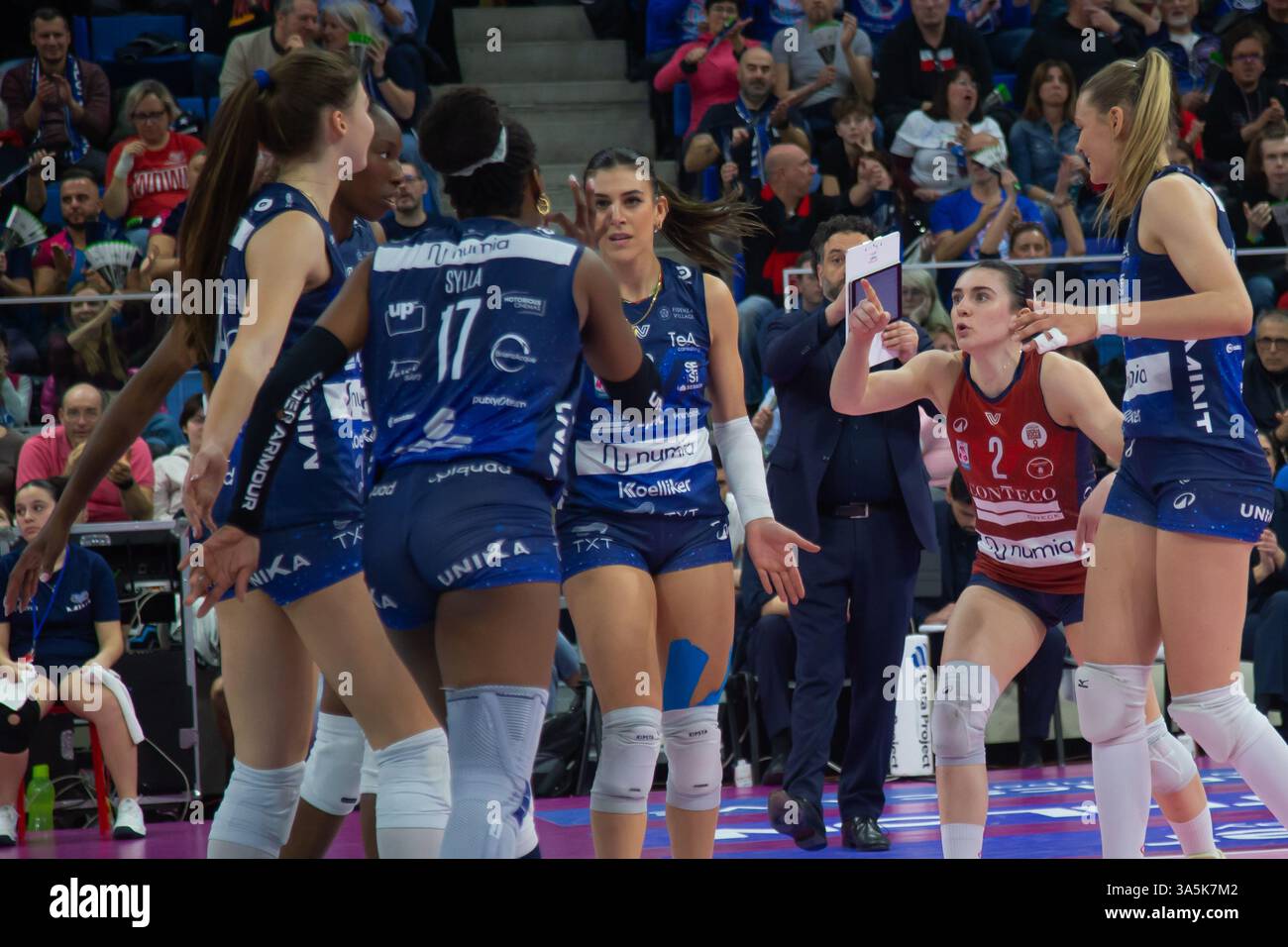 Milan, Italy. 23rd Mar, 2025. Exultation of Juliette Gelin (Numia ...