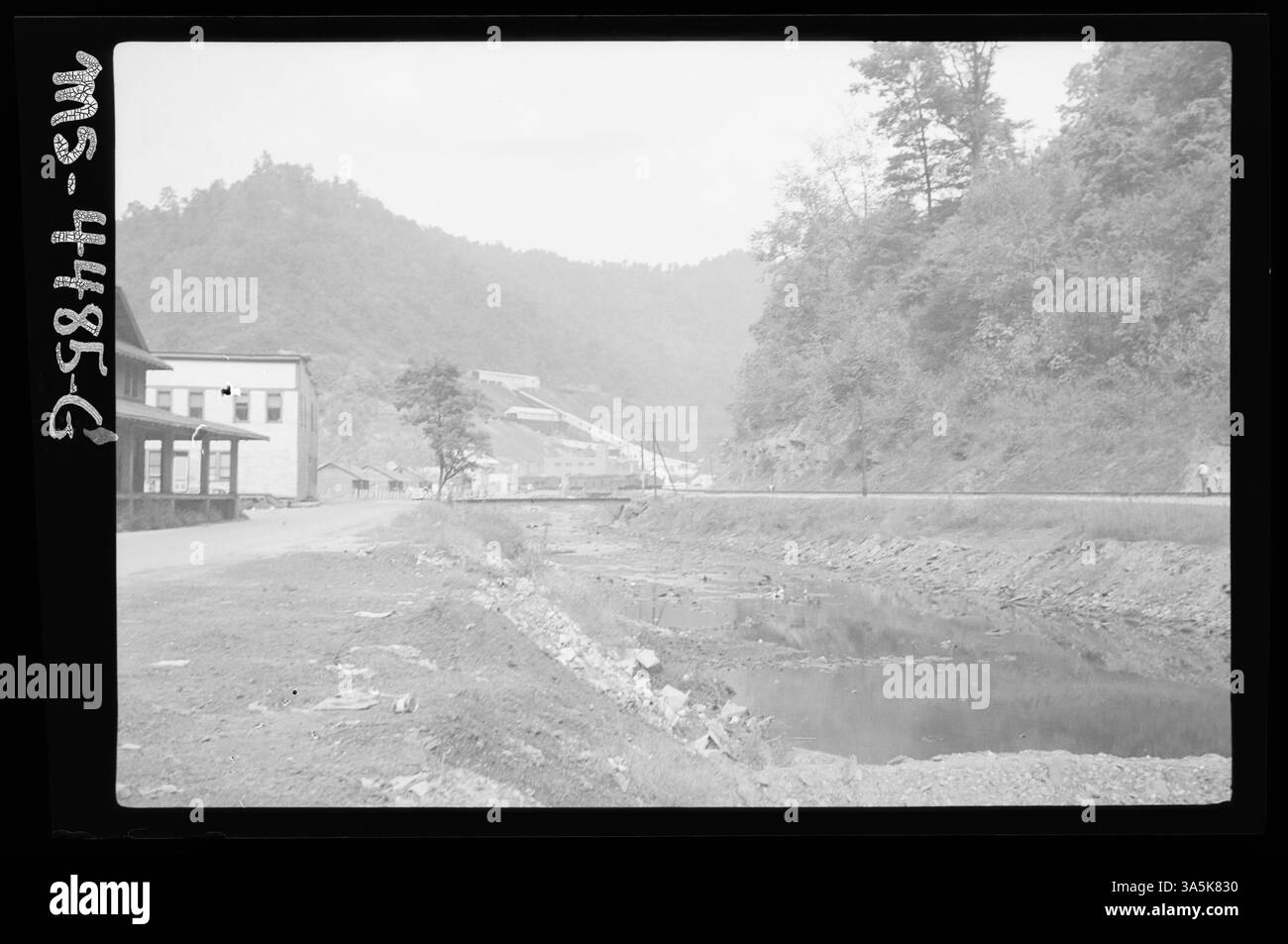 A section of the Tug River near Elkhorn, Welch, McDowell County, West ...