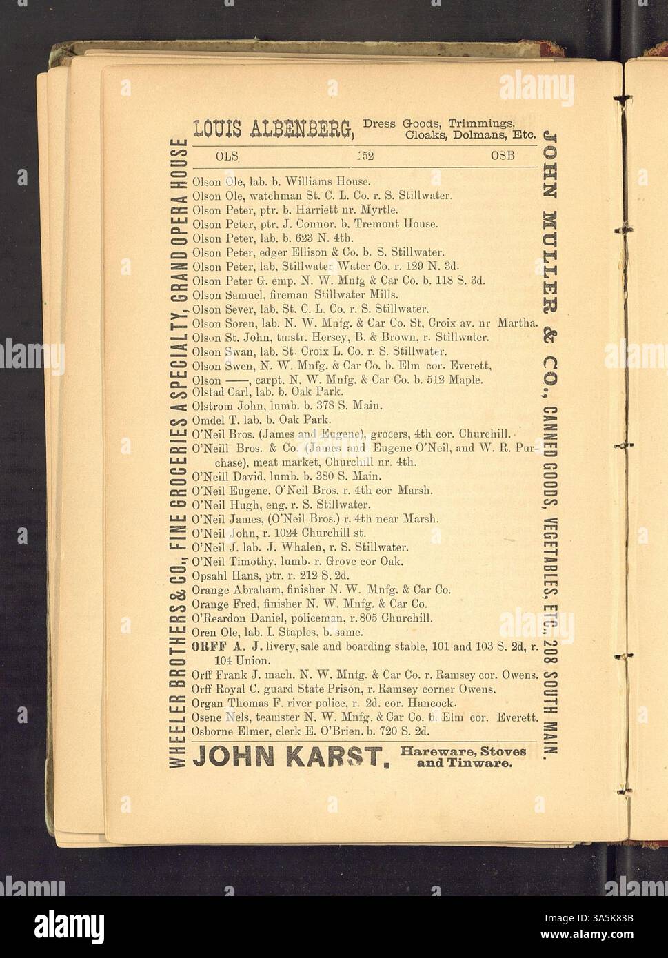 This directory from 1882-83 includes an alphabetical list of residents ...
