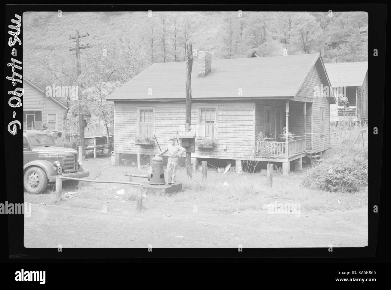A water supply and hose are shown at Marlowe Coal Company's Defiance ...