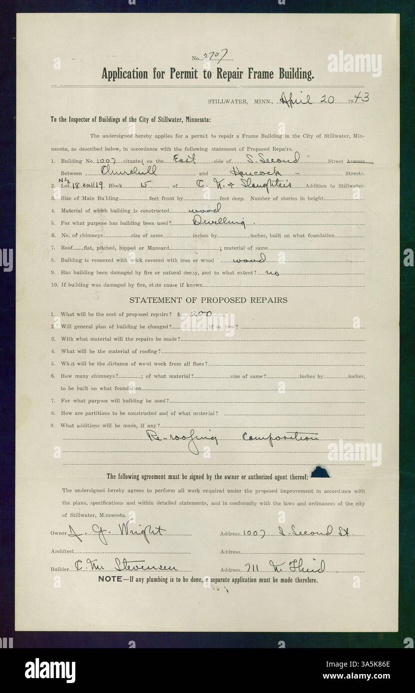 Number 2707 hi-res stock photography and images - Alamy