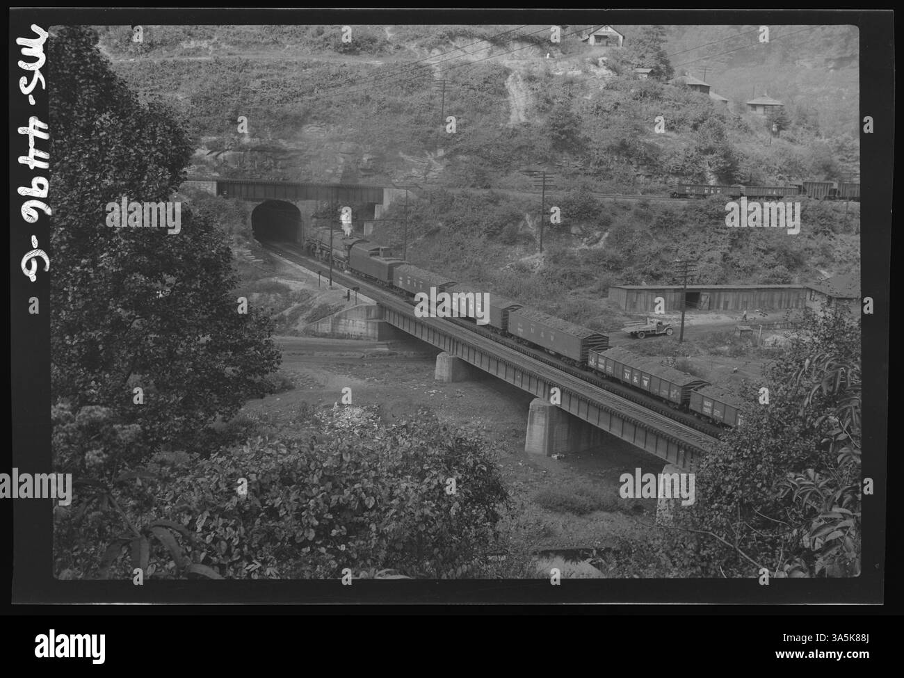 A railroad in Hemp Hill, McDowell County, West Virginia, as seen in ...