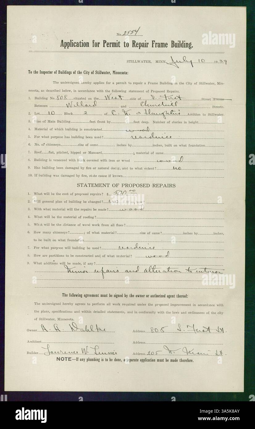 Number 2554 hi-res stock photography and images - Alamy