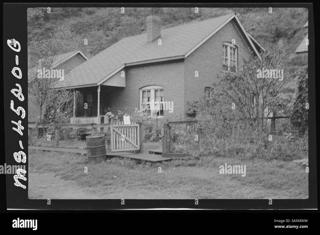 This photograph depicts a company house at the Eastern Division Gas ...