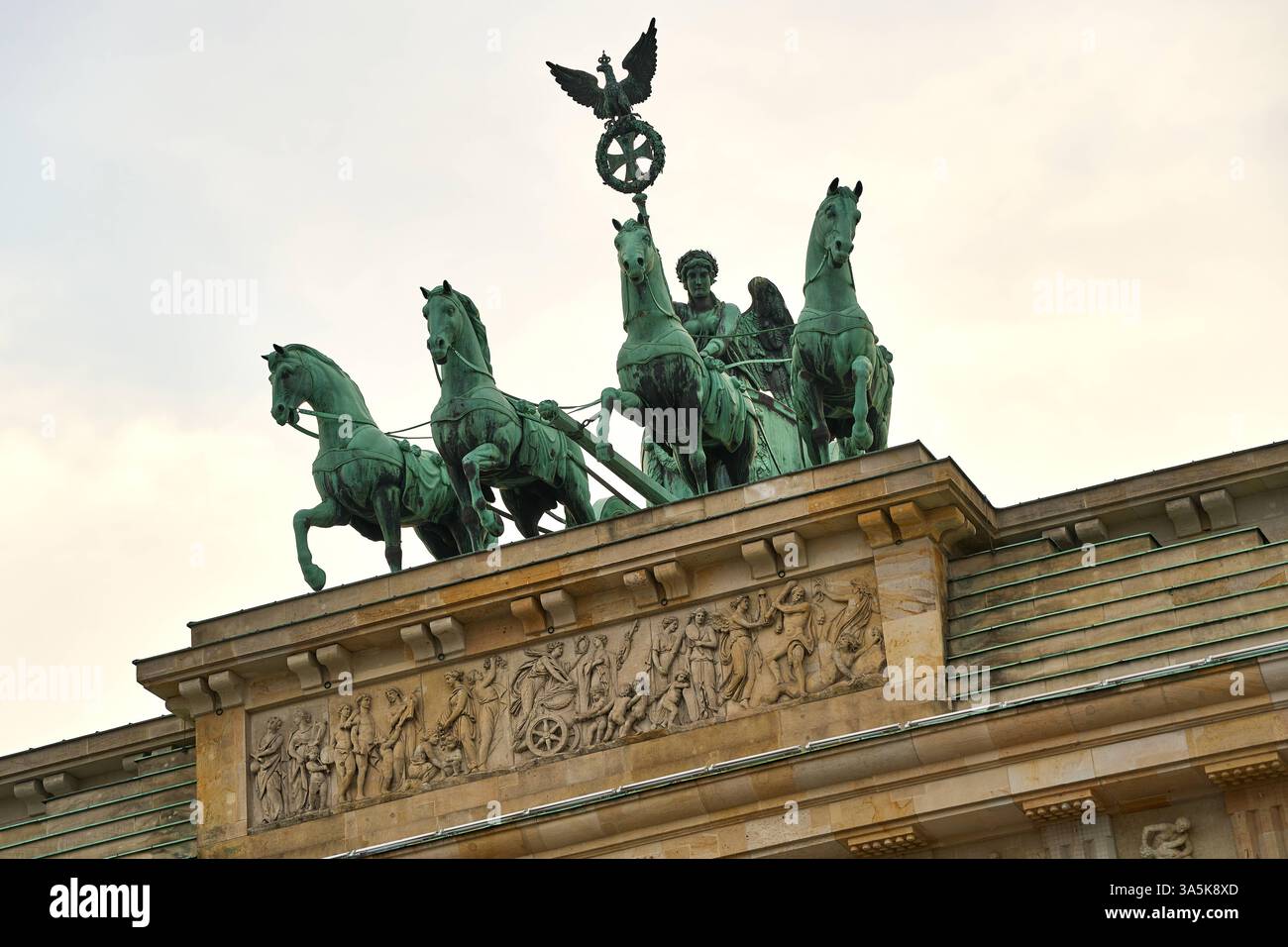 Berlin, Germany - March 23, 2025: The Brandenburg Gate in Berlin with ...