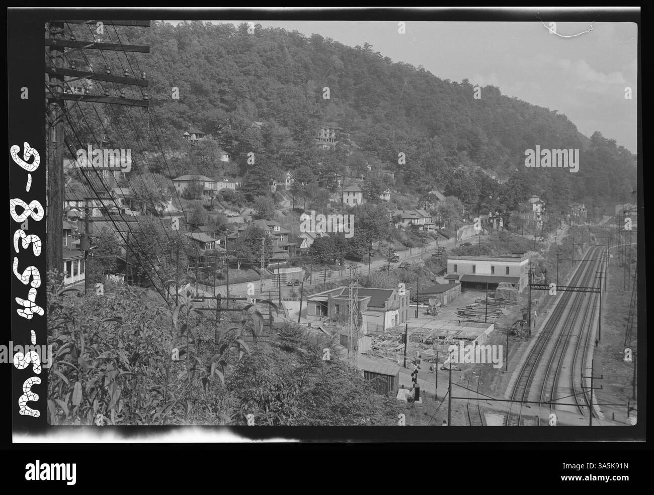 A section of the town of Welch in McDowell County, West Virginia ...