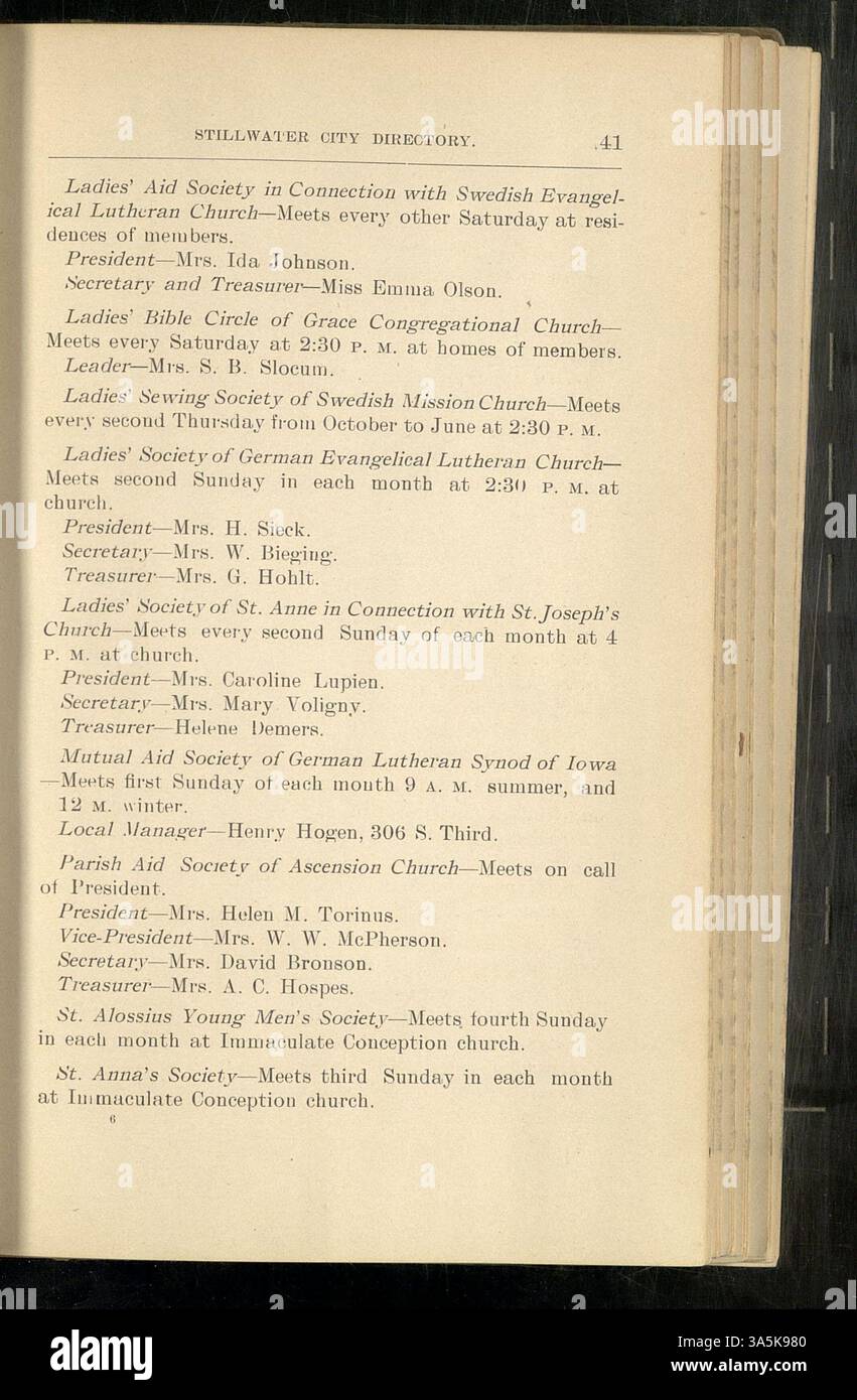 This directory from 1892-93 provides an alphabetical list of Stillwater ...