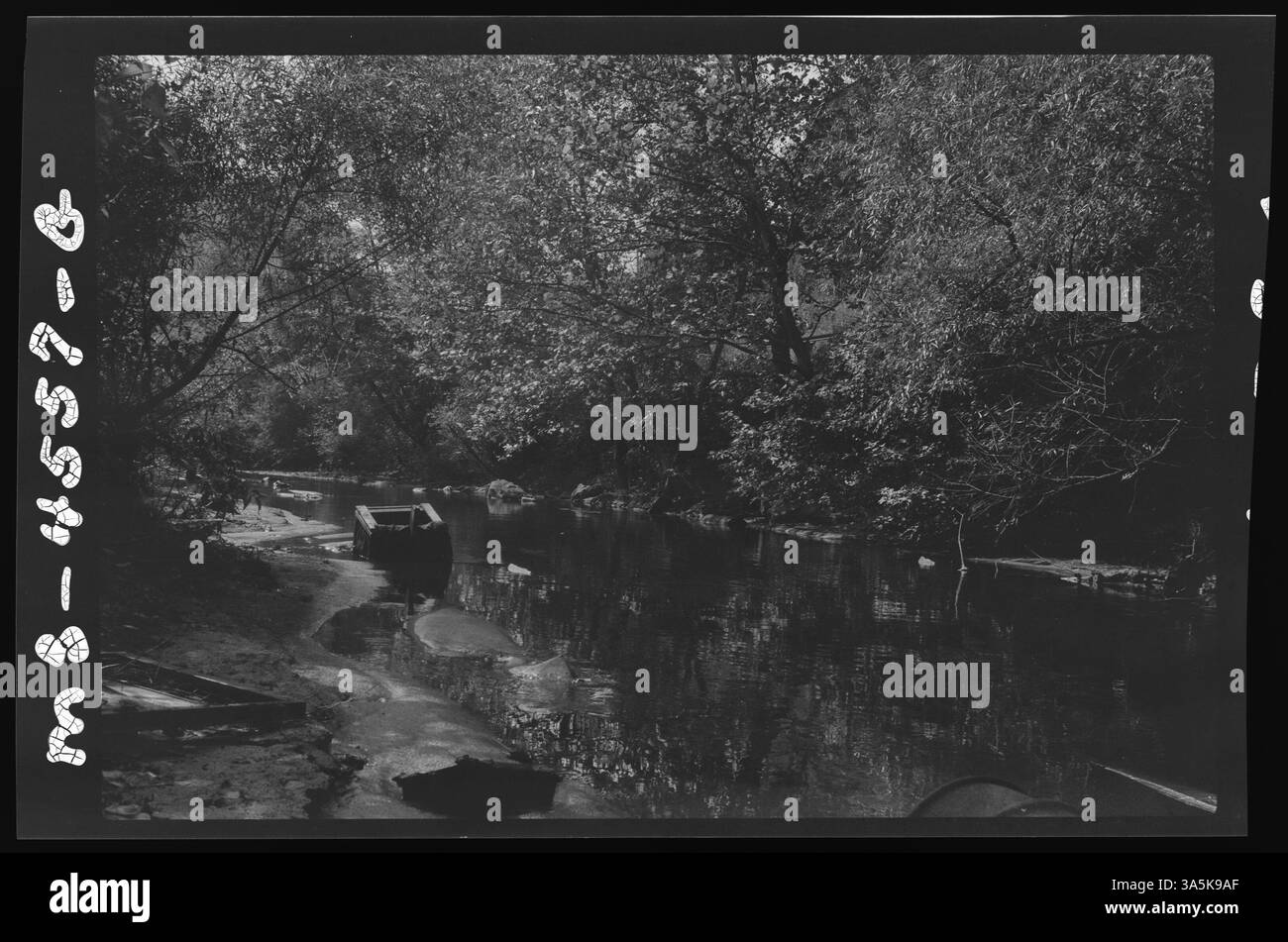 The Tug River section shown here is 1,000 feet upstream from the water ...