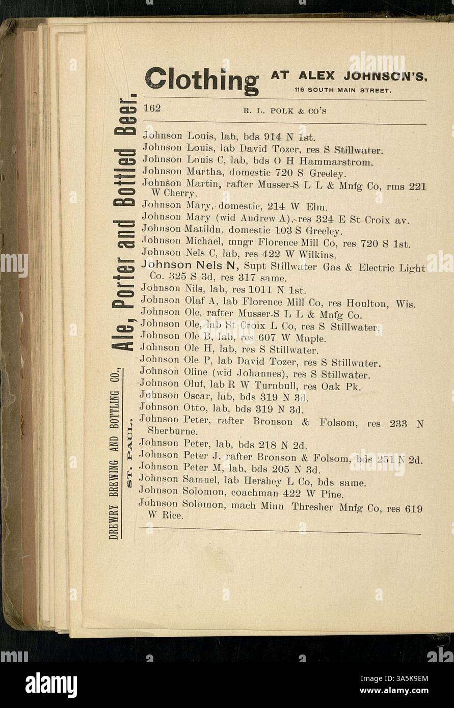 The 1892-93 Stillwater City Directory includes an alphabetical list of ...