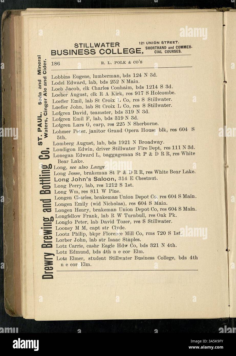 This edition of the Stillwater City Directory (1892-93) includes an ...