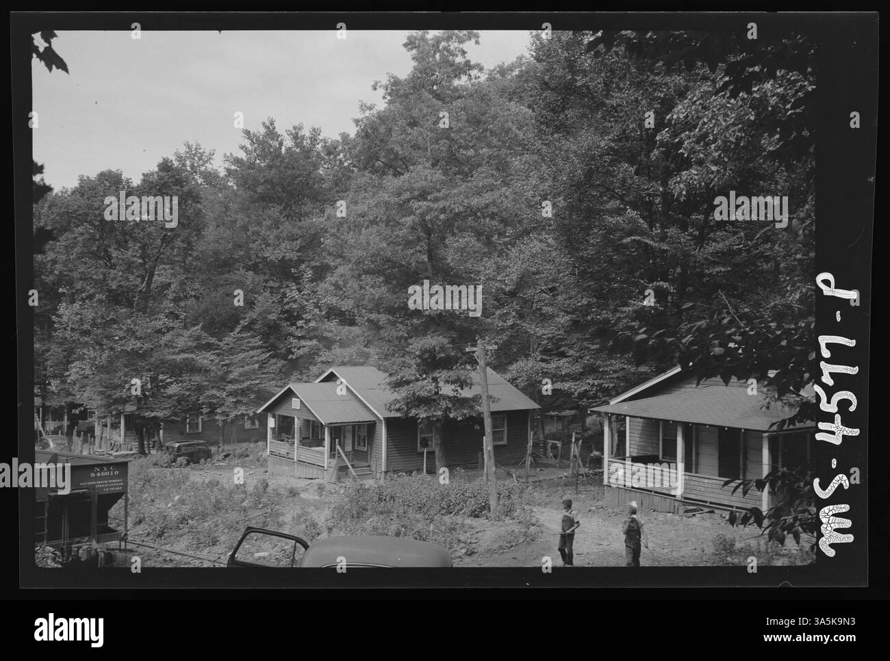 This image shows a view of House #2, surveyed at Black Diamond Coal ...