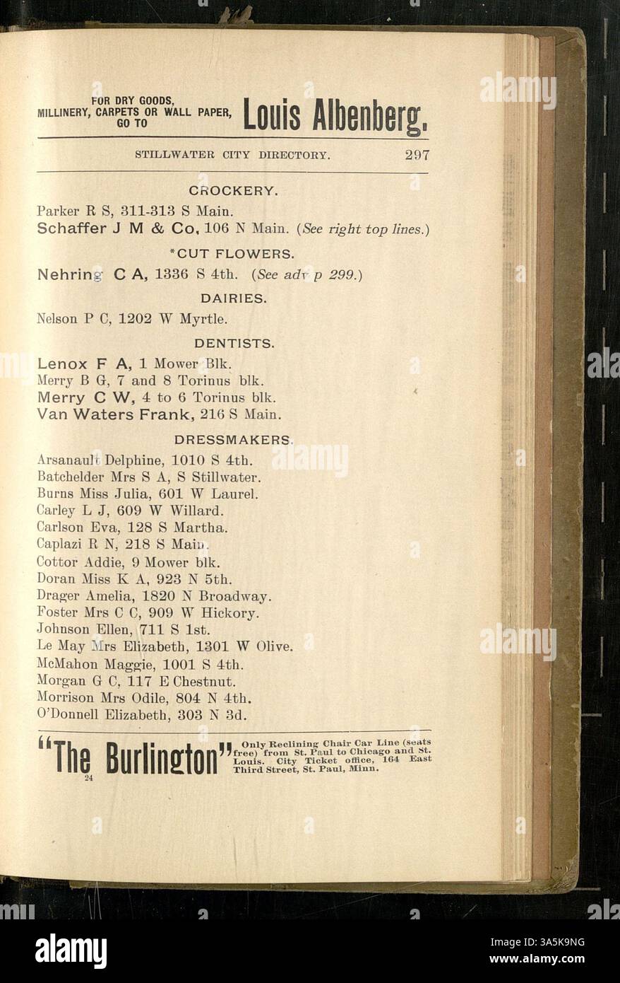The 1892-93 Stillwater City Directory includes an alphabetical list of ...