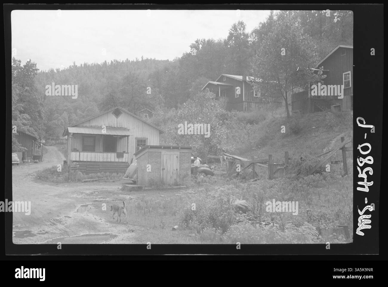 A photograph showing one of the pump houses at Black Diamond Coal ...
