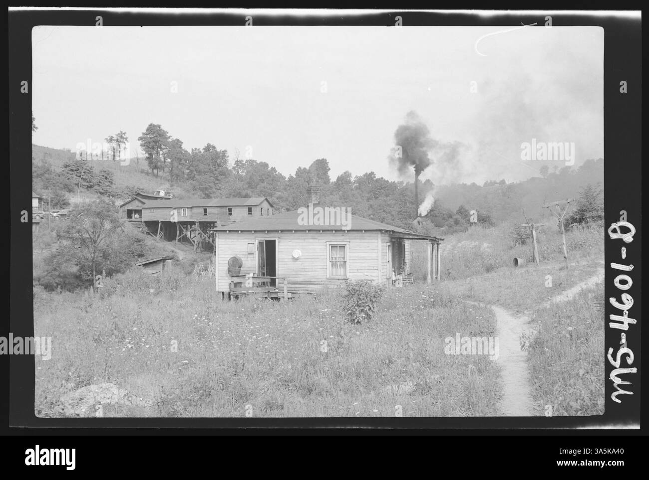 This 1946 photograph shows one of five similar company houses at Miller ...