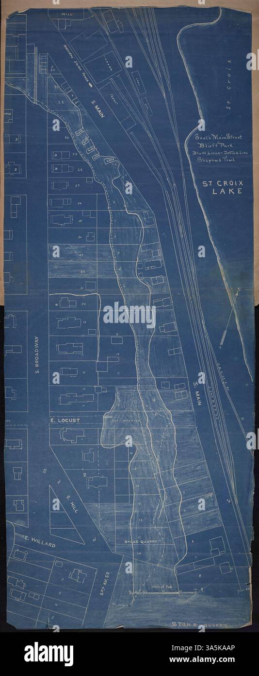 South Main Street Bluff Park in Stillwater, Minnesota, features ...