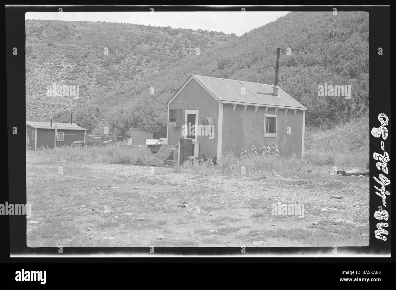 A company-owned house near the Redwing Mine in Moffatt County, Colorado ...