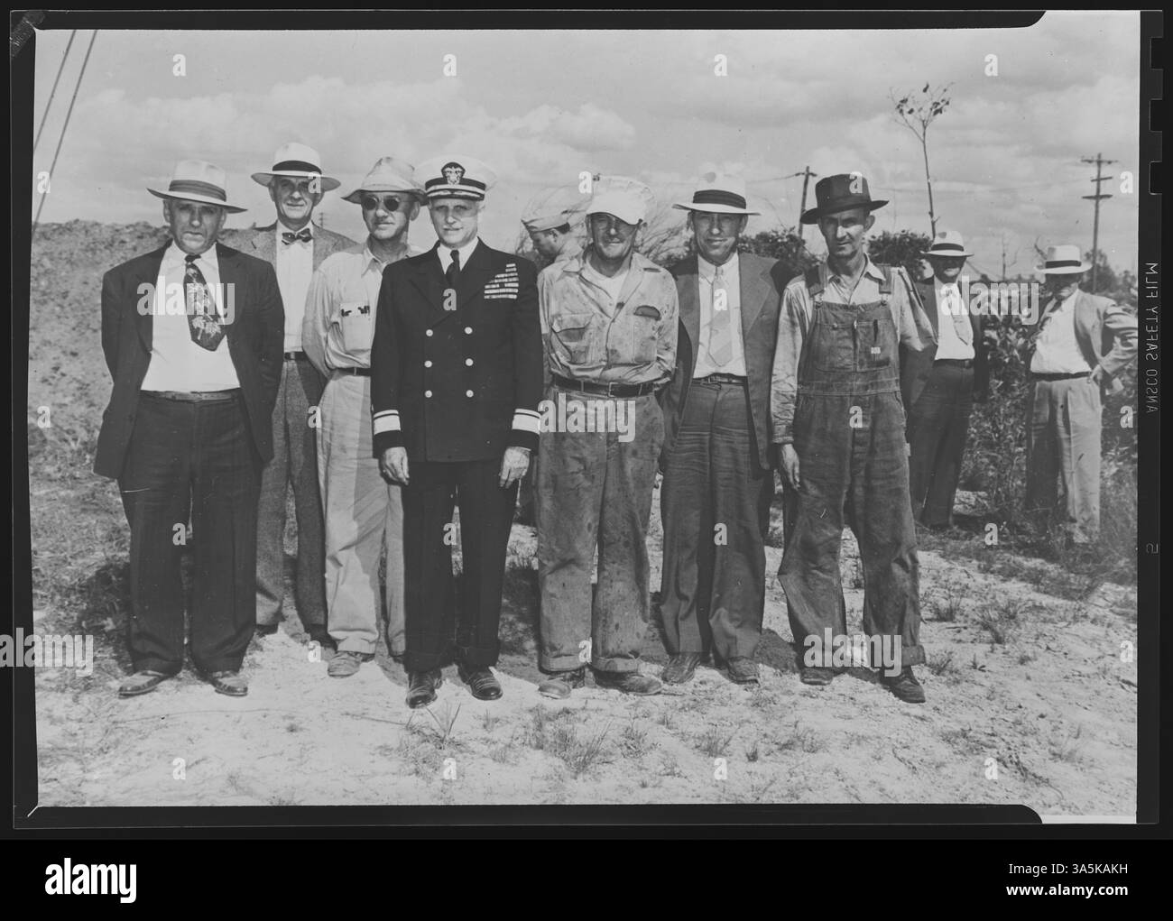 A group photo at the Chinook Strip Mine in Terre Haute, Indiana, with ...