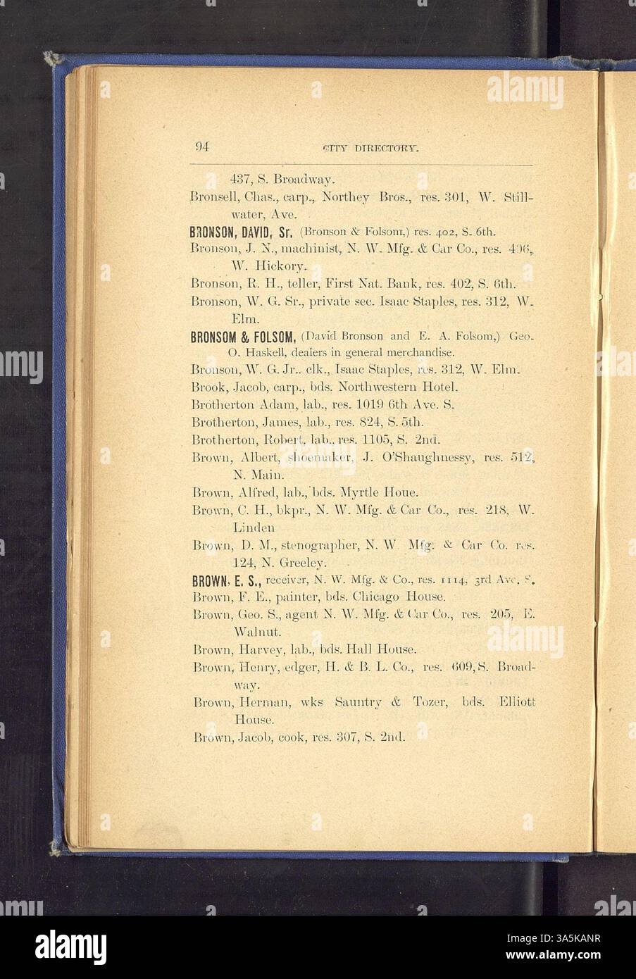 This directory from 1887 includes an alphabetical list of Stillwater ...